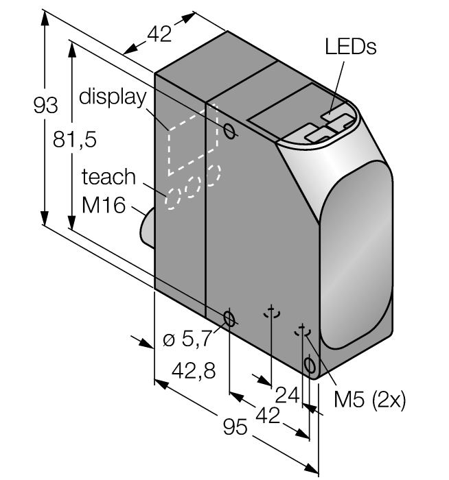 Photoelectric Sensor - Diffuse-Mode Laser Sensor (Runtime Measurement)