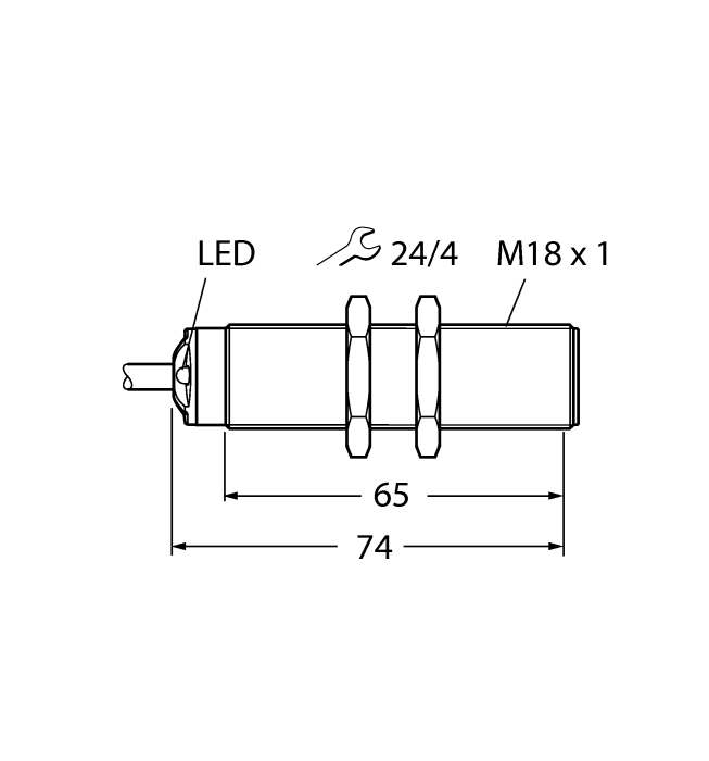Ultrasonic Sensor - Diffuse Mode Sensor